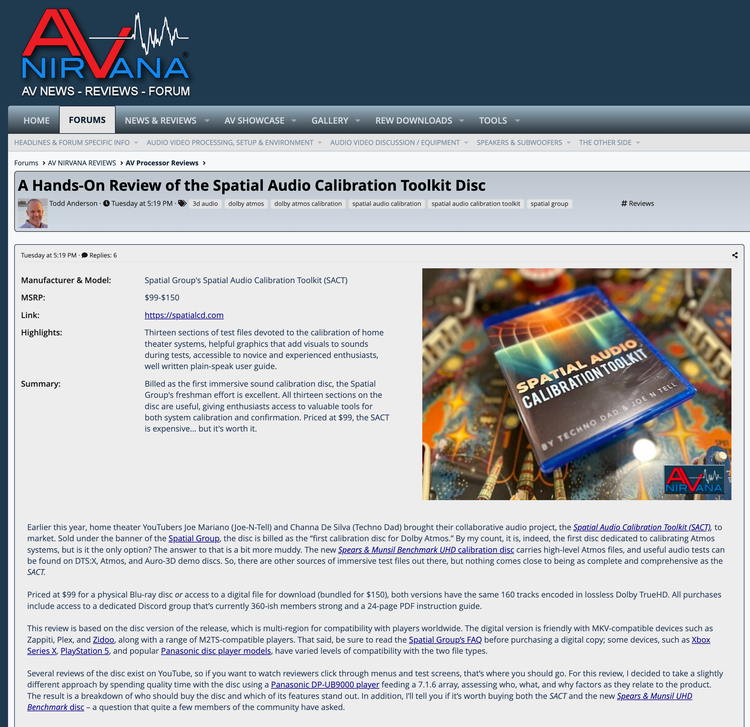 Media – Spatial CD